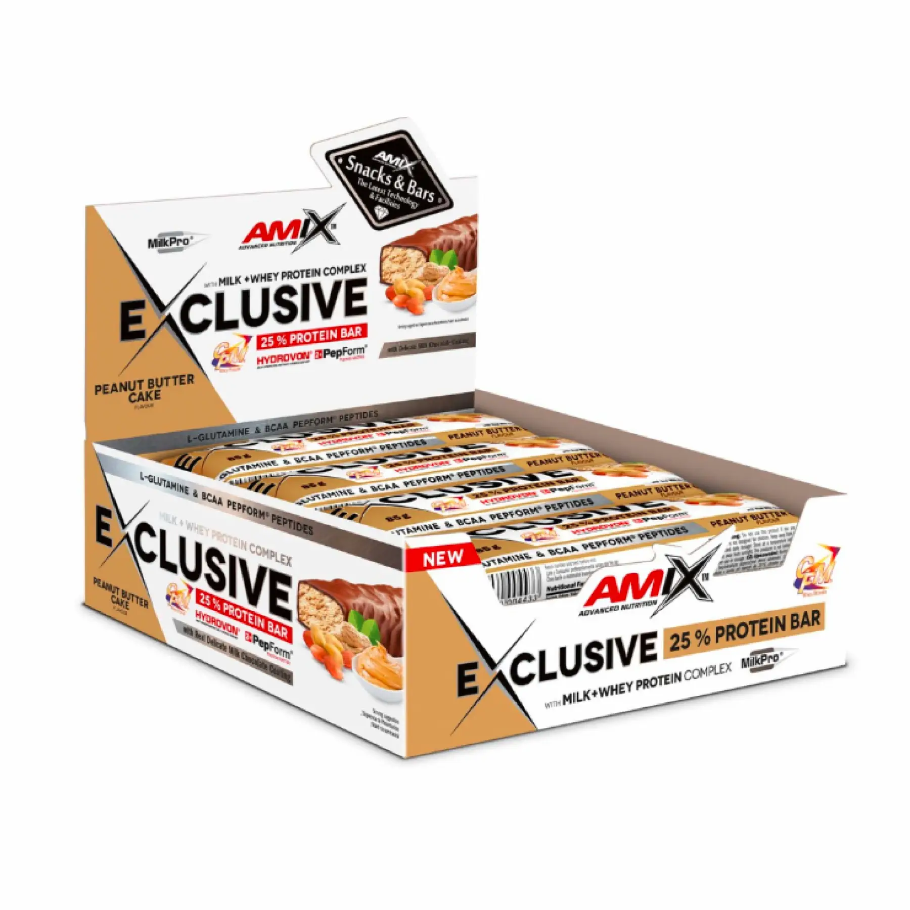 Батончик протеиновый Amix Exclusive Protein Bar 12x85g (1086-2022-09 ...