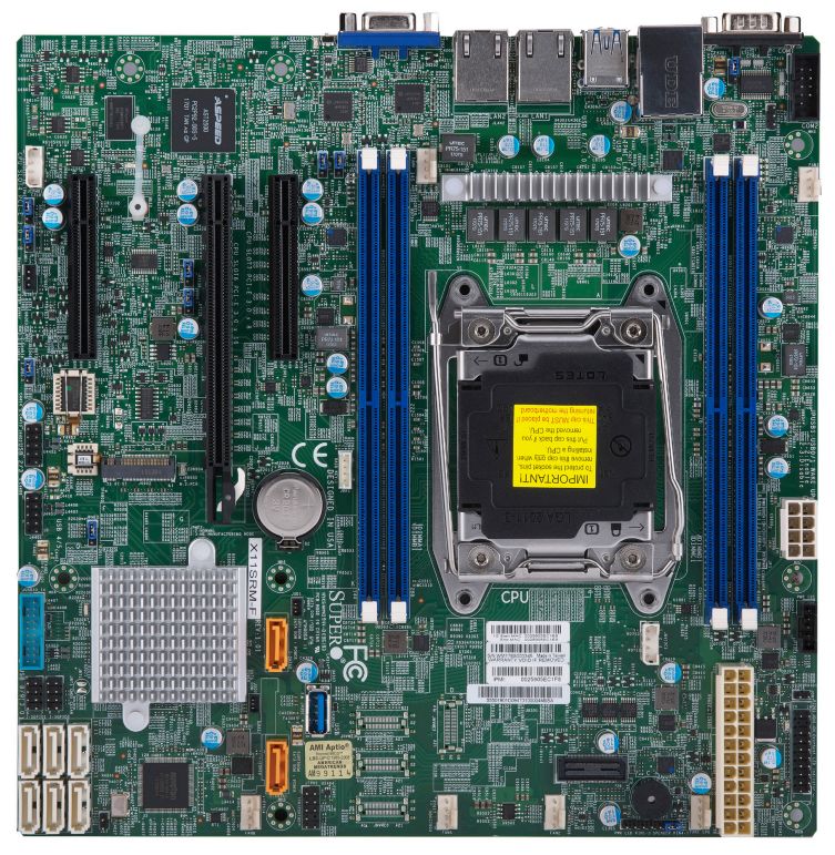 Материнская плата Supermicro MBD-X11SRM-VF-O (s2066, Intel C422, PCI-Ex16) – фото, отзывы ...