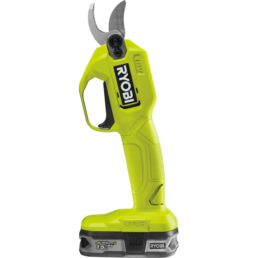 Секатор Ryobi RY18SCA-115P, акумуляторний ONE+, 18В, АКБ 1.5Ah ...