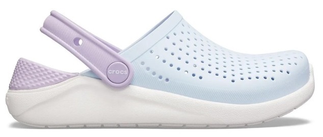 Кроксы Crocs Kids LiteRide Clog Mineral Blue White J1-32.5-20.5 см ...