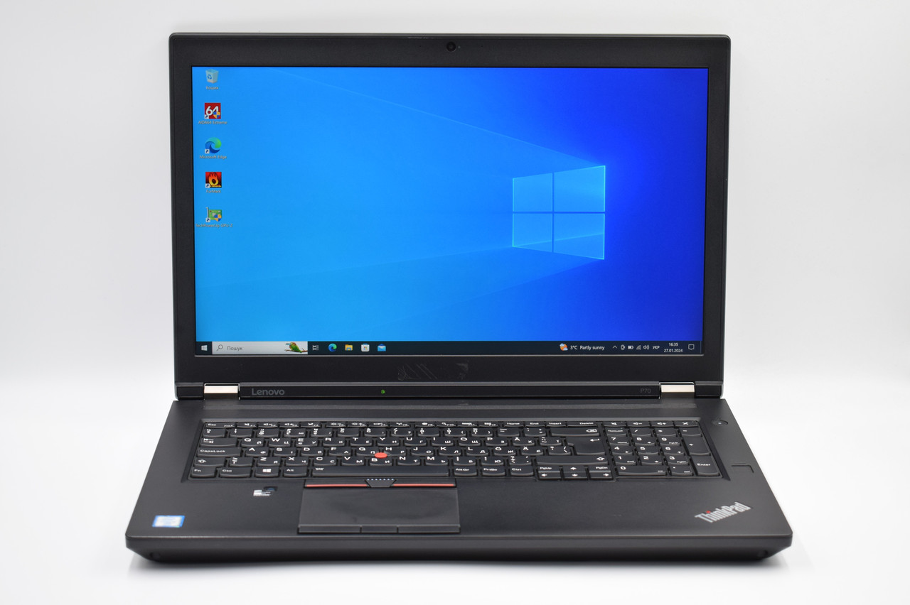 Ноутбук Lenovo ThinkPad P70 Intel і7-6820HQ / 32gb / SSD 500gb + HDD ...