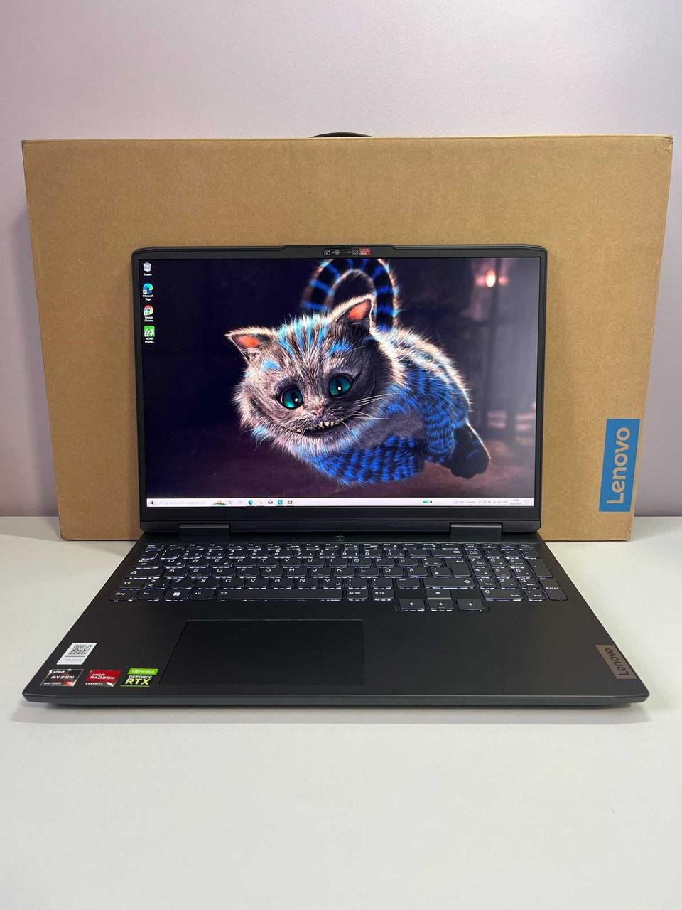 Ноутбук Lenovo 16" 165Hz - Ryzen 5 6600H/ RAM DDR5 16Gb/ SSD 512Gb/ RTX ...