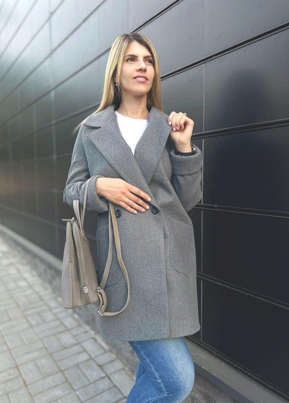 Женское кашемировое пальто Fashion 50/52 графит от продавца: My locker ...