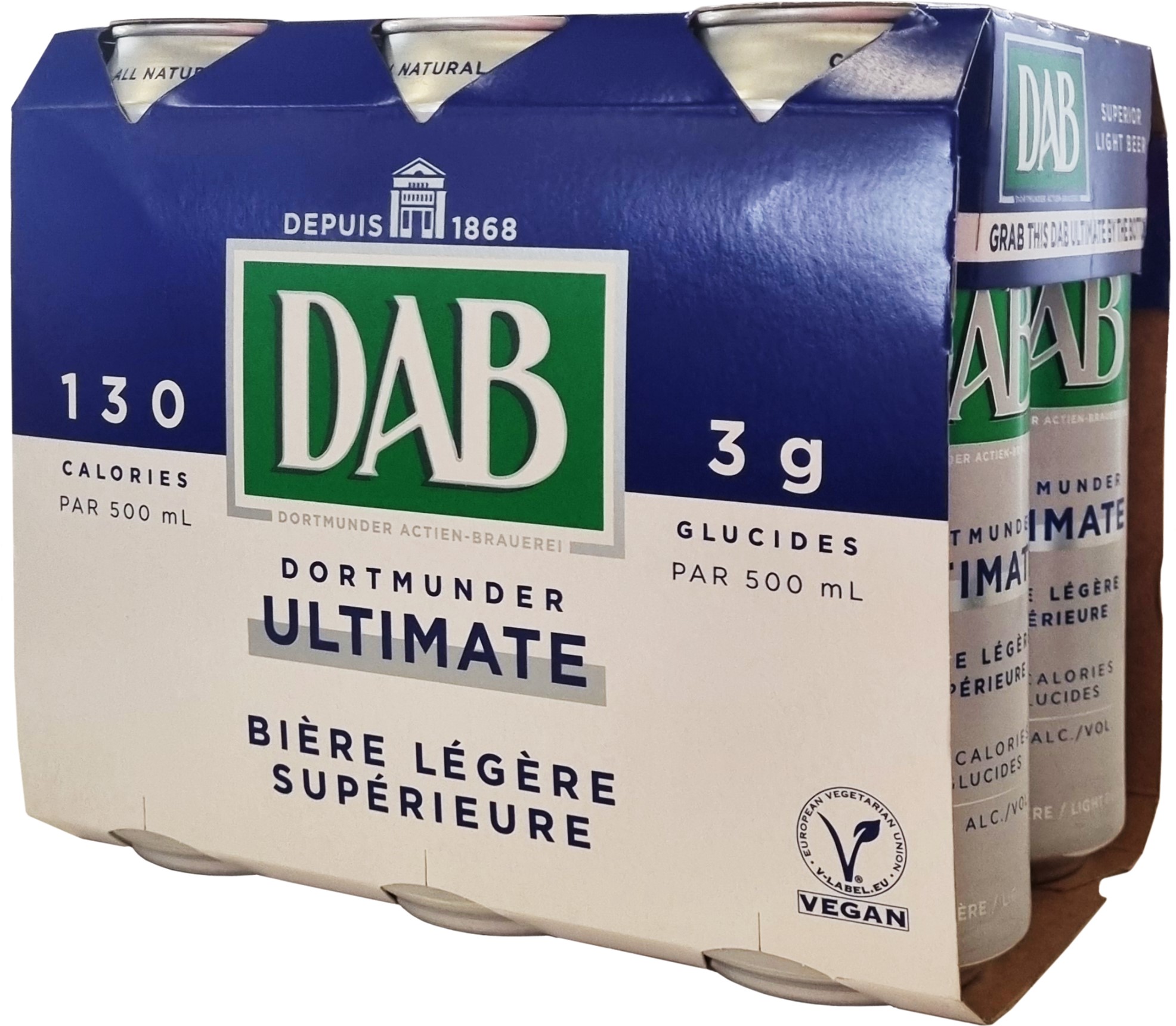 Упаковка пива DAB Ultimate Light світле відфільтроване 4% 0.5 л x 6 шт ...