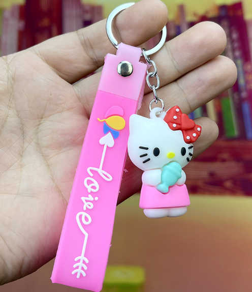 Брелок Хеллоу Китти Hello Kitty бело-розовый 2(AN)26211 – фото, отзывы ...