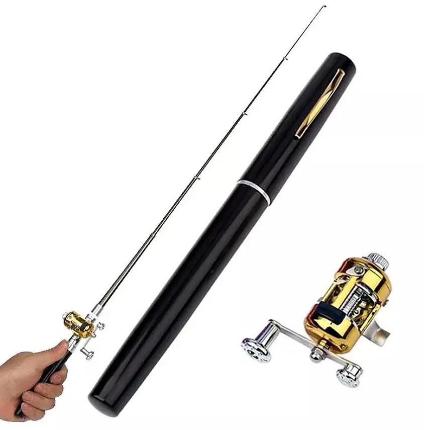 Удочка мини, карманная в виде ручки Черная – фото, отзывы ...