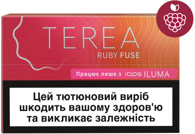 Блок стиков для нагрева табака TEREA Ruby Fuse 10 пачек (7622100824497 ...