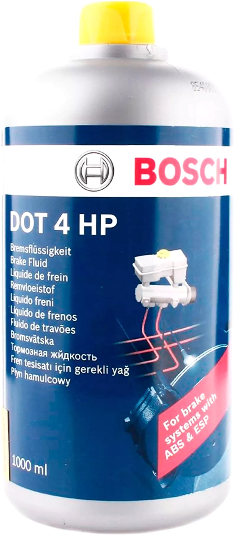 Тормозная жидкость Bosch DOT 4 HP 1 л (ABS, ASR, ESP) (1 987 479 113 ...