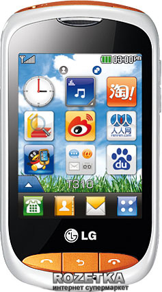 Мобильный телефон LG Cookie Wi-Fi T310 White – низкие цены, кредит ...