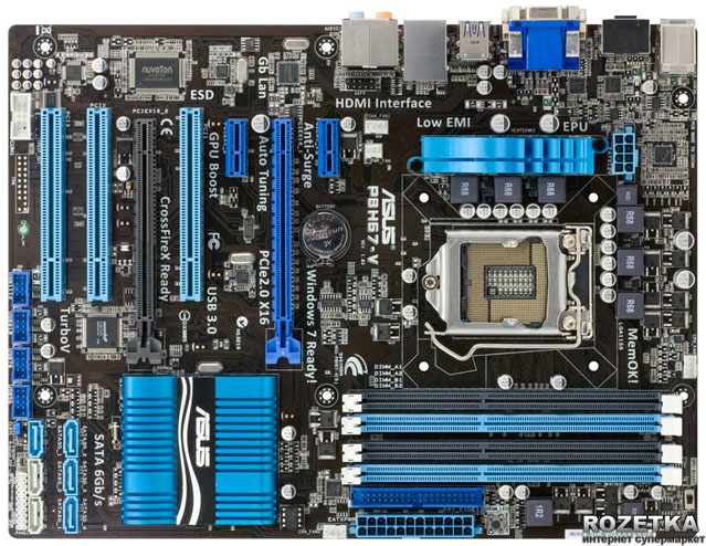 Материнская плата Asus P8H67-V (s1155, Intel H67, 2xPCI-Ex16) – фото ...