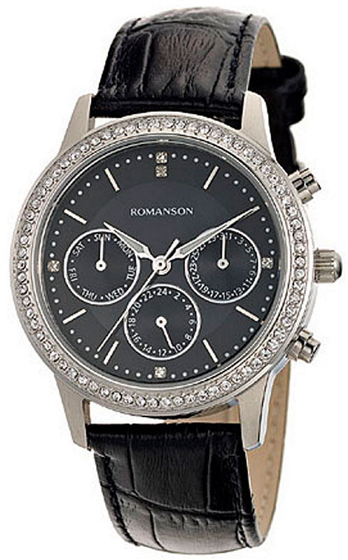 Женские часы ROMANSON RL0382TLWH BK – низкие цены, кредит, оплата ...
