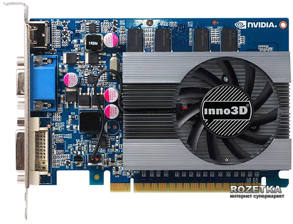 INNO3D PCI-Ex GeForce GT 730 4096MB DDR3 (128bit) (700/1066) (HDMI, DVI ...