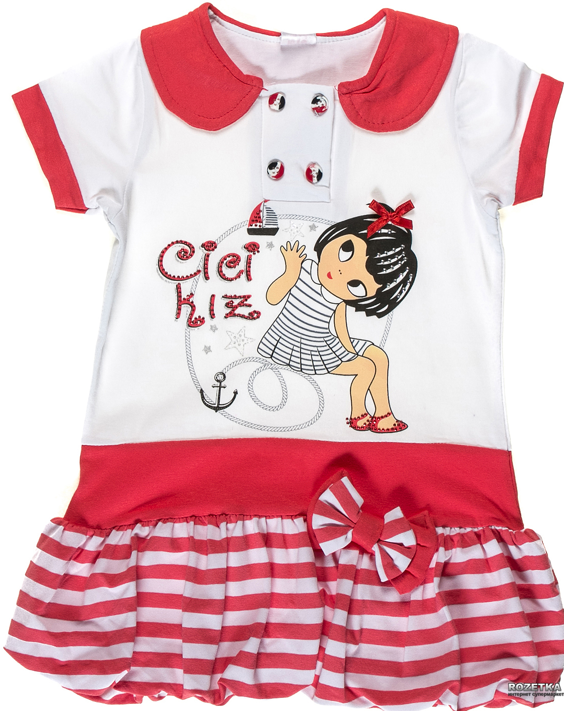 Платье Cici Kiz CK-1021 146 см Коралловое ($AE075931) – низкие цены ...