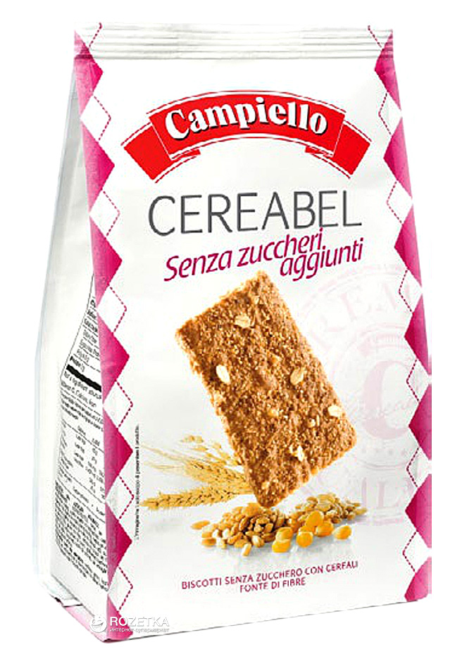 Печенье Campiello Cereabel Злаковое без сахара 220 г (8000590105309 ...