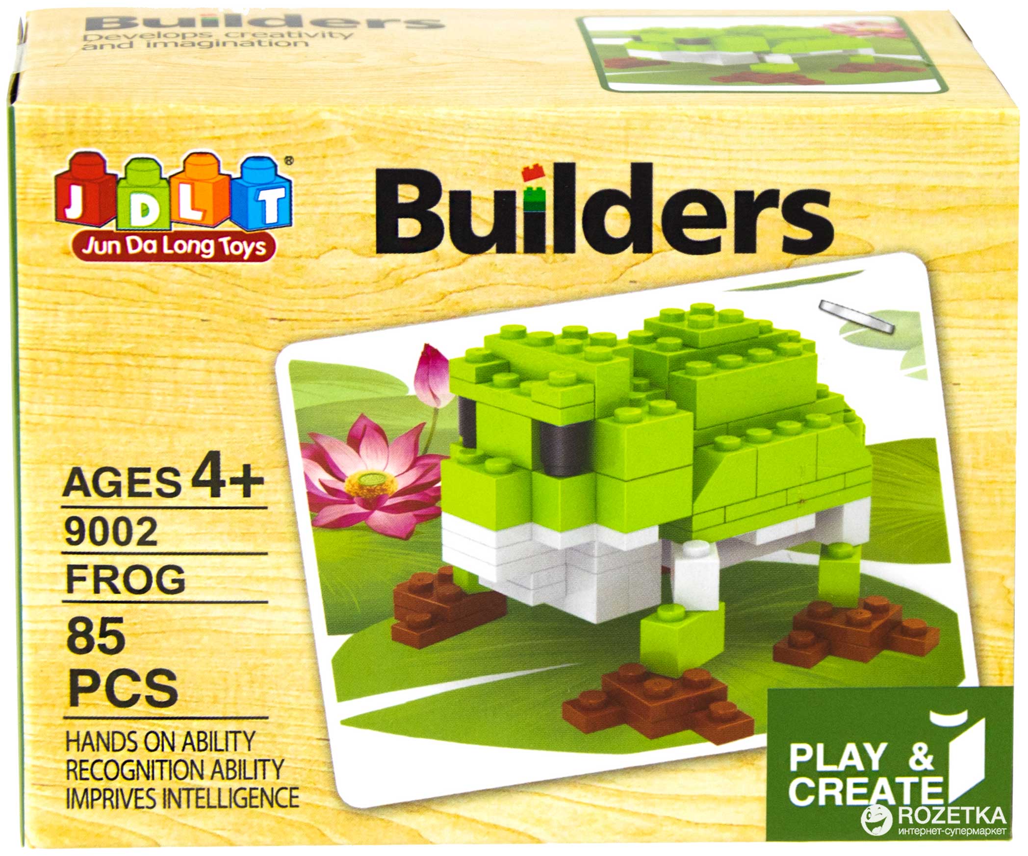 Конструктор JDLT Builders Лягушонок (9002) – фото, отзывы, характеристики в интернет-магазине ...