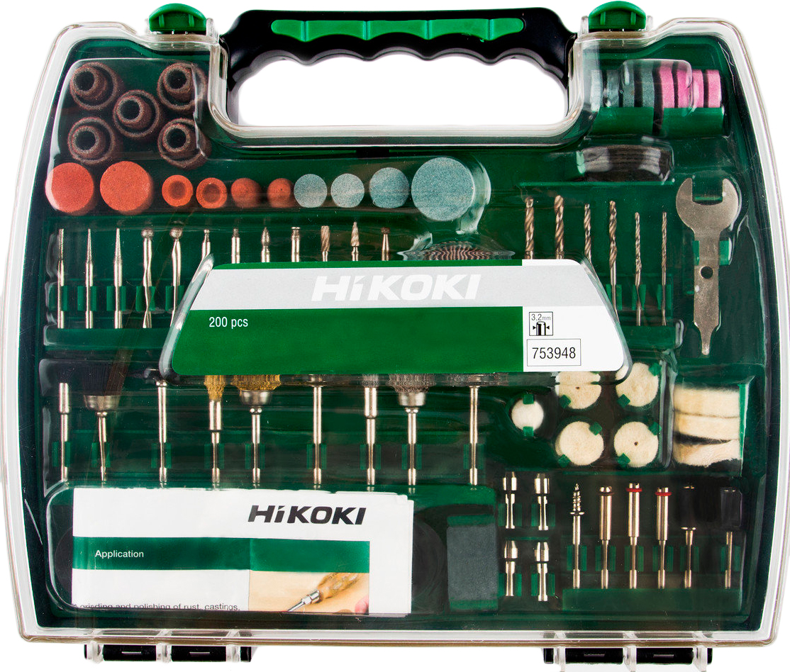 Набор для мини шлифмашины HiKOKI 200 шт (753948-200PCS) – фото, отзывы ...