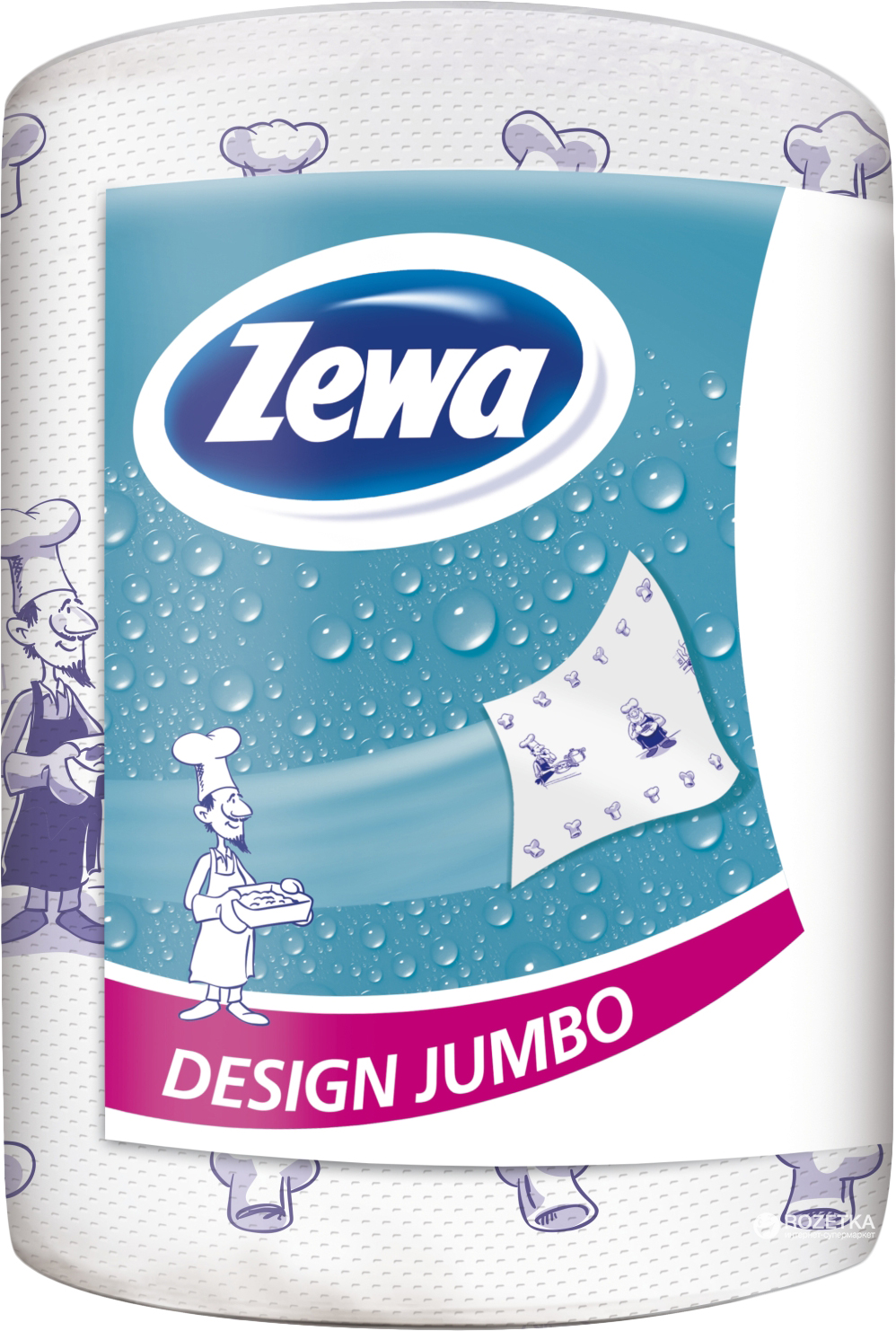 Бумажные полотенца Zewa Jumbo Design 1 рулон 325 отрывов (7322540578669 ...