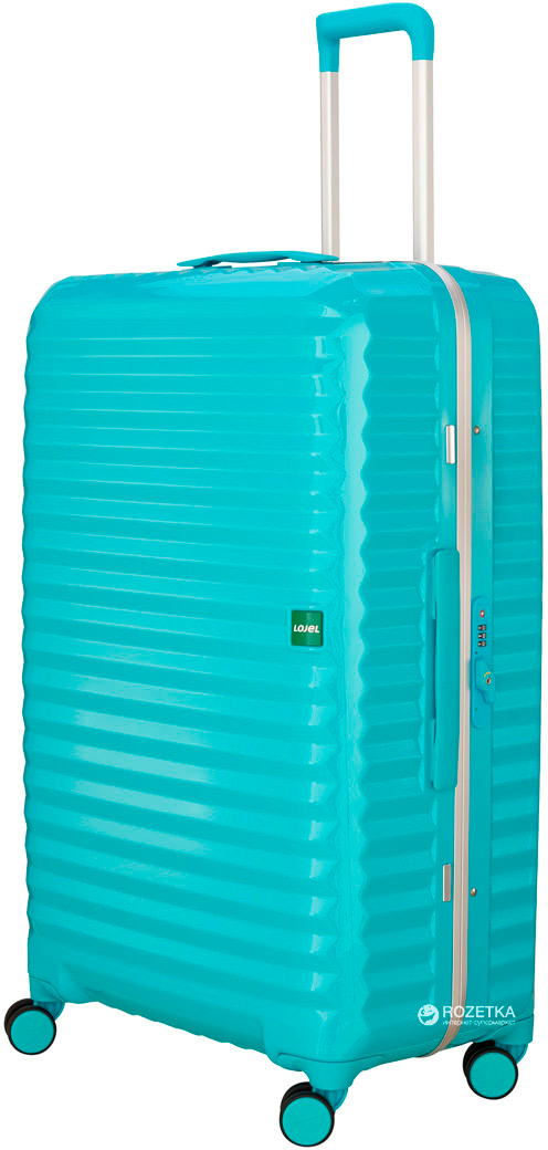 Чемодан Lojel Groove 2 Большой 54 х 80 x 34 см Бирюзовый (Lj-CF1637L_MY ...