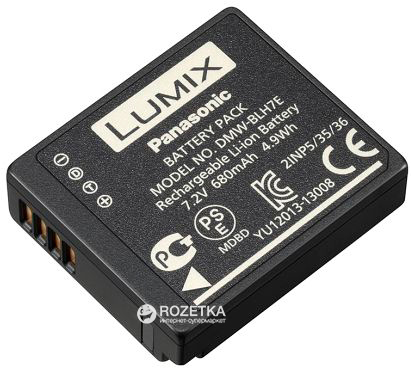 Аккумулятор Panasonic для фотокамер LUMIX GX800, LX15 (DMW-BLH7E ...