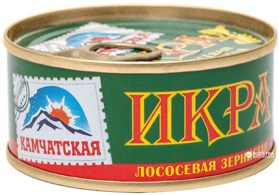 Икра лососевая Камчатская ж/б 100 г (4820092770027) – купить в Киеве ...