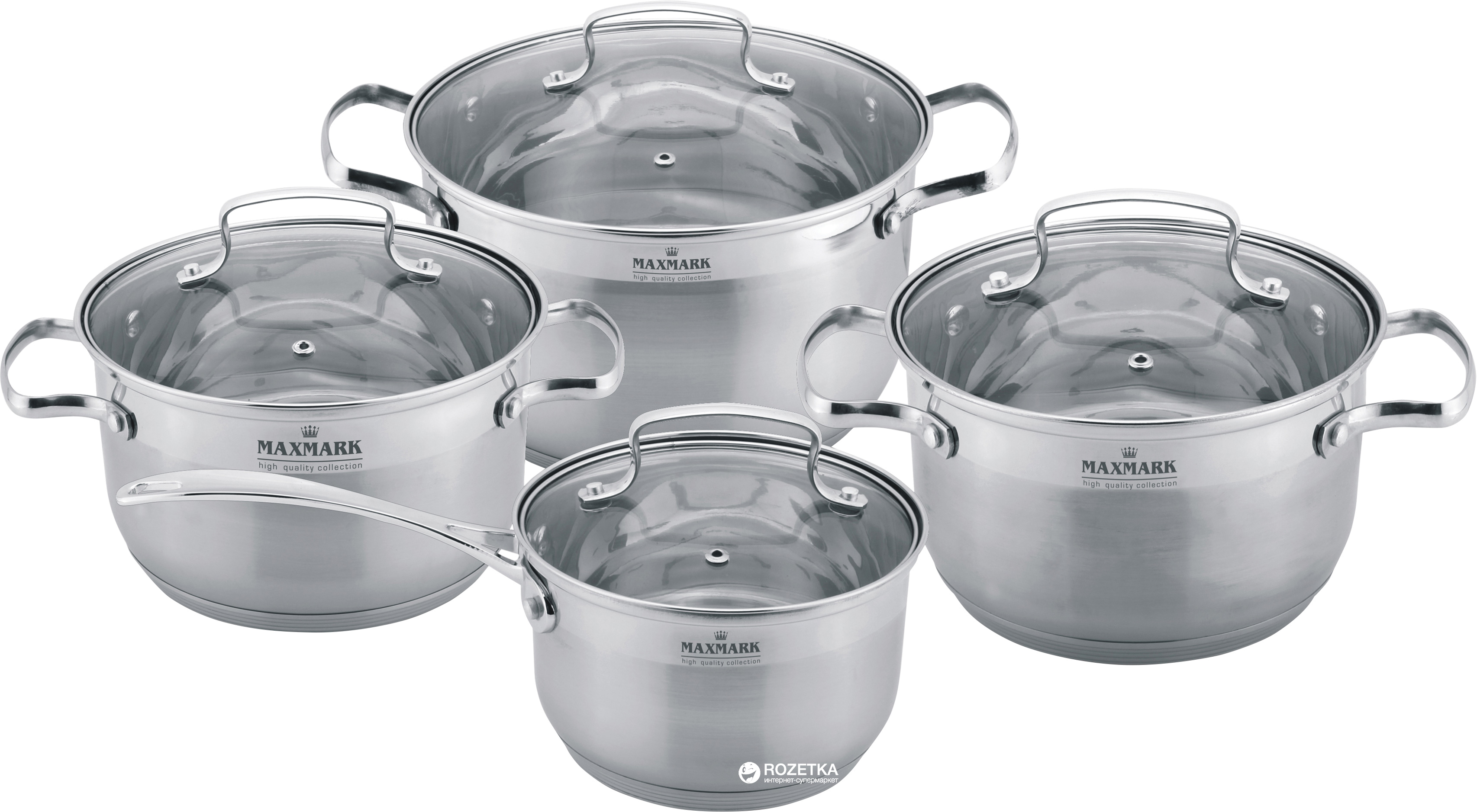 Набор посуды Maxmark из 8 предметов (MK-3008) – низкие цены, кредит ...