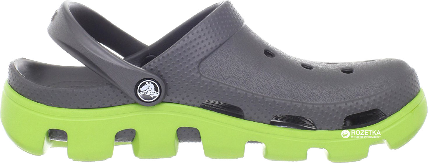 Кроксы Crocs Jibbitz Duet Sport 11991-0A1-M8/W10 41-42 25.5 см Серый с ...