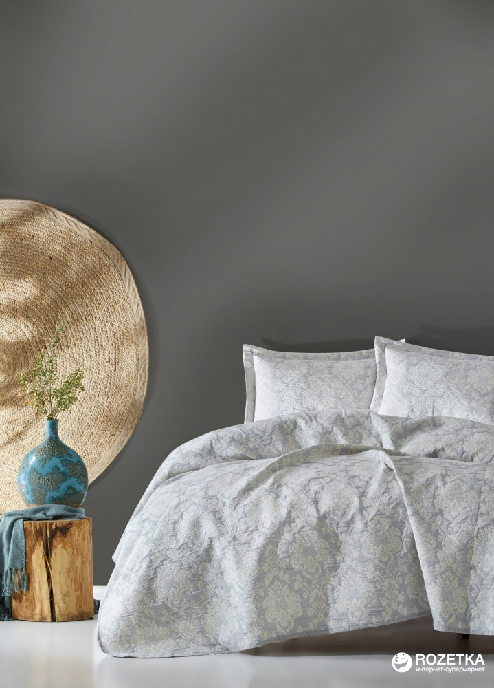 Покрывало Cotton Box Terra Gri 240x250 + наволочки 50x70 2 шт (02007701 ...