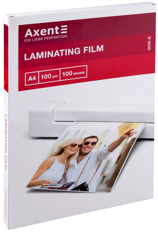 Плівка для ламінування Axent A4 216x303 мм 100 мкм глянсова 100 шт. (2030-A) – фото, відгуки ...