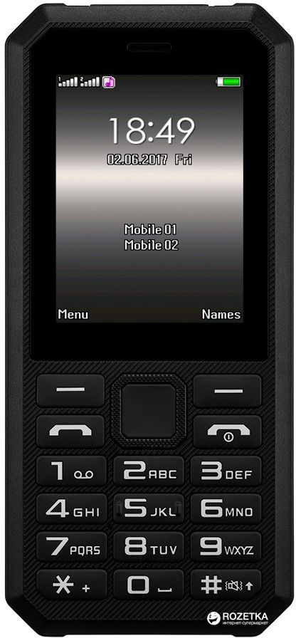 Мобильный телефон Prestigio Muze F1 Black (PFP1244DUOBLACK) – низкие ...