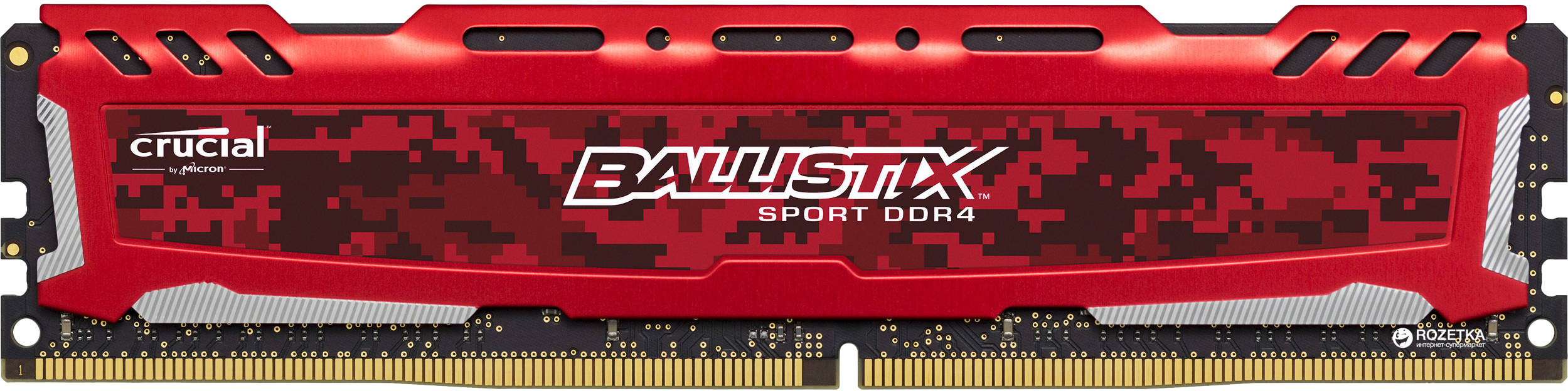 Оперативная память Crucial DDR4-2666 16384MB PC4-21300 Ballistix Sport ...