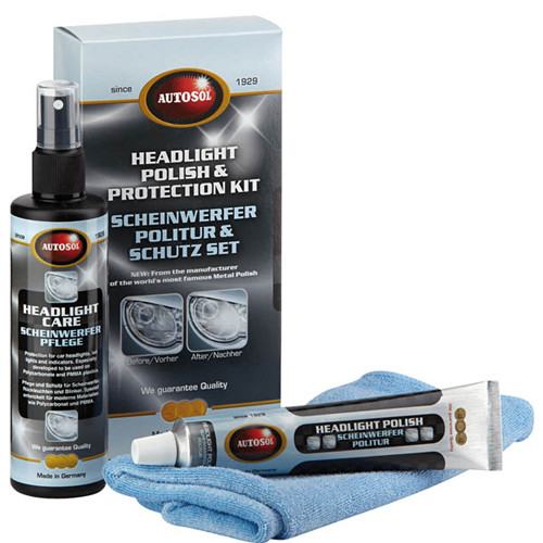 Набор средств для восстановления фар Autosol Headlight Polish ...