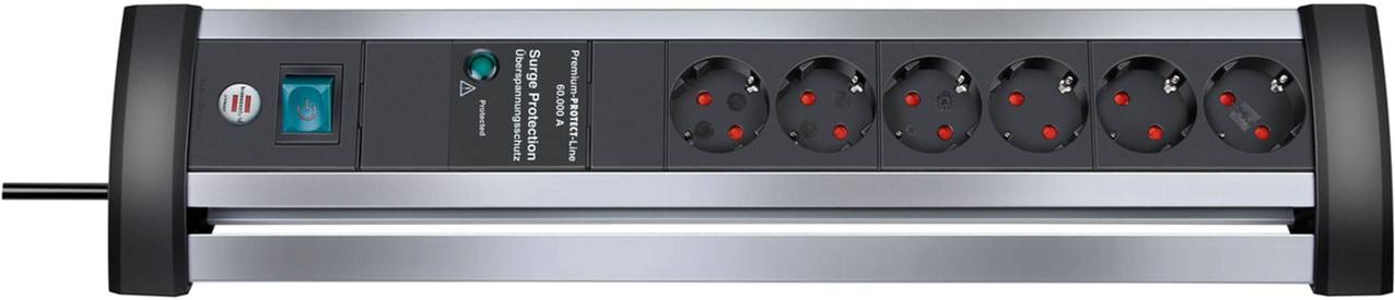 Сетевой фильтр Brennenstuhl Alu-Office-Line 6 розеток 3 м (1395000416 ...