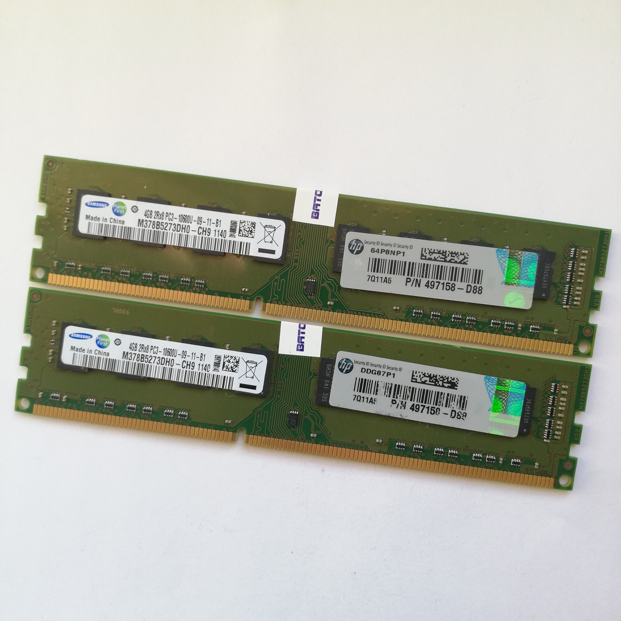 Комплект оперативной памяти Samsung DDR3 8Gb (4Gb+4Gb) 1333MHz PC3 ...