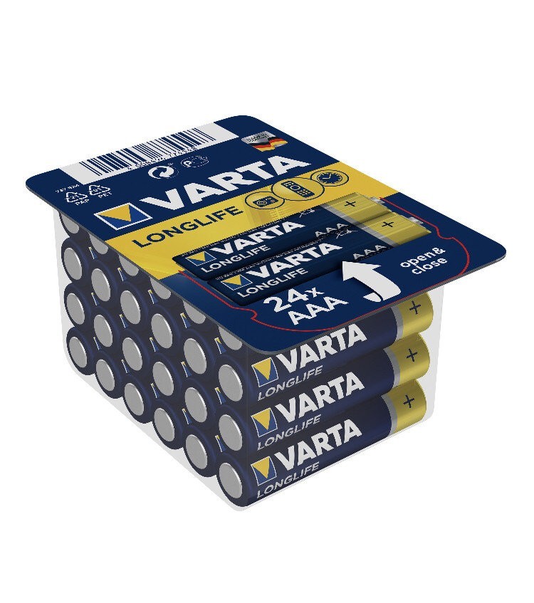 Набор батареек Varta Longlife AА BLI Alkaline 24 шт – низкие цены ...