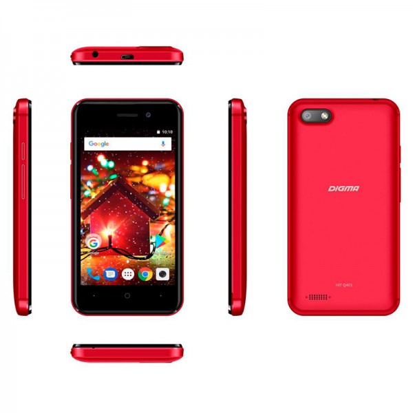 Сотовый телефон Digma HIT Q401 3G Red – фото, отзывы, характеристики в ...