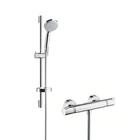 Термостат для душу Hansgrohe Ecostat Comfort з душовим гарнітуром Croma ...