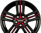 RONAL R57 MCR Jetblack-Red Spoke R17 W7.5 PCD5x120 ET45 DIA65.1 – фото ...