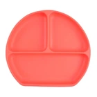 Тарелка силиконовая секционная на присоске Красная TSK0-Y06 – фото ...