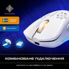 Мышь Deltaco Gaming WM80 Wireless/USB 4800 DPI RGB White (GAM-120-W ...