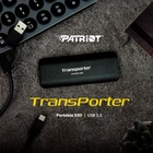 Накопитель внешний SSD USB 1.0TB Patriot Transporter Black (PTP1TBPEC ...