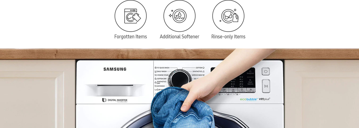 Пральна машина із сушаркою SAMSUNG WD80K52E0ZW/UA – фото, відгуки ...