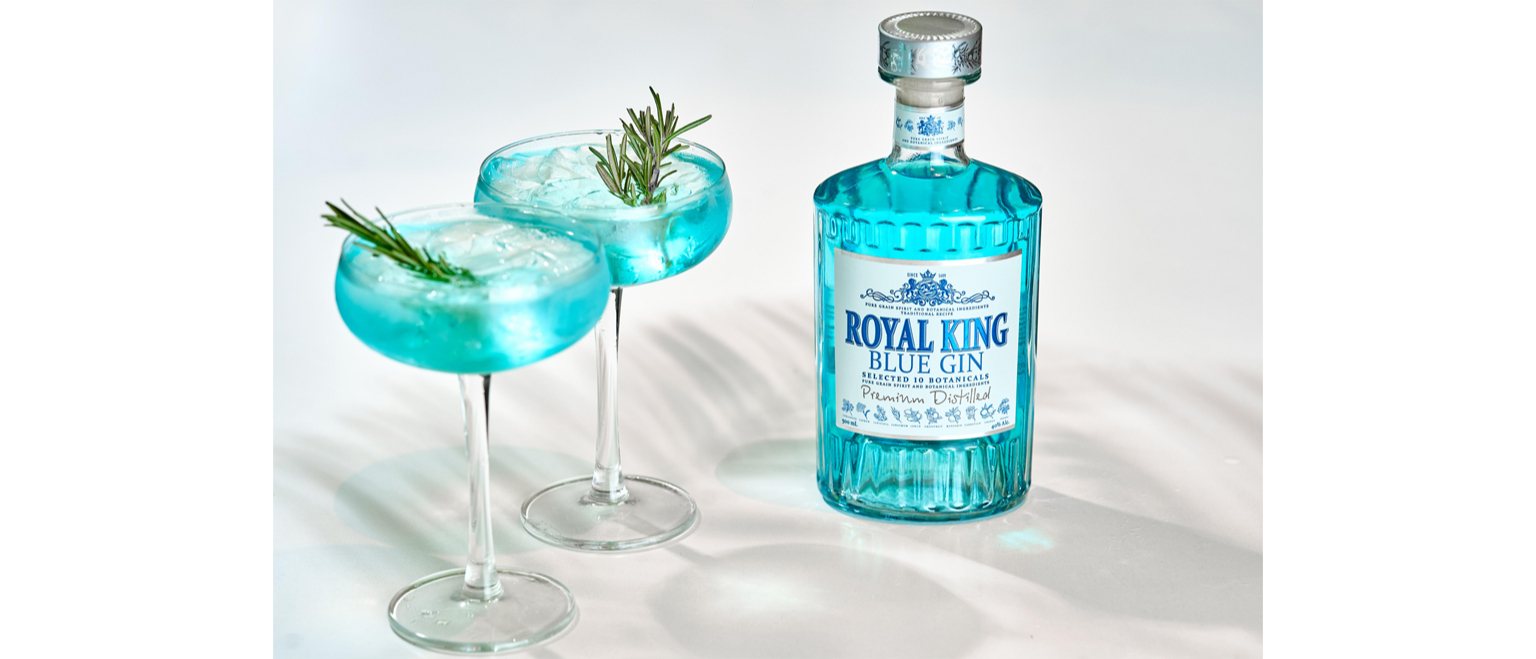 Настойка Royal King Blue Gin 0.5 л 40% (4820229039492_4820229039744 ...